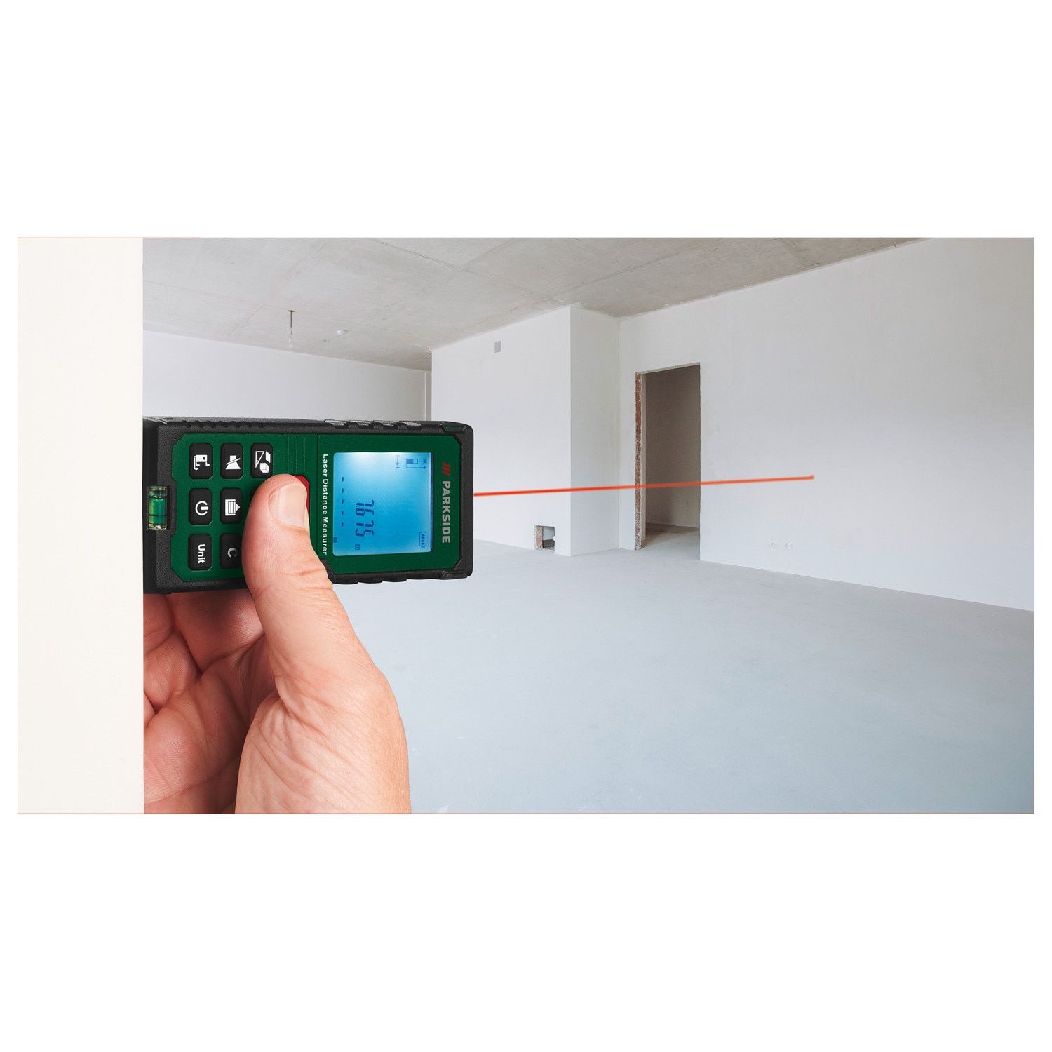 Telemetru laser PARKSIDE PLEM 50, 50 m, pentru determinarea precisa a ...