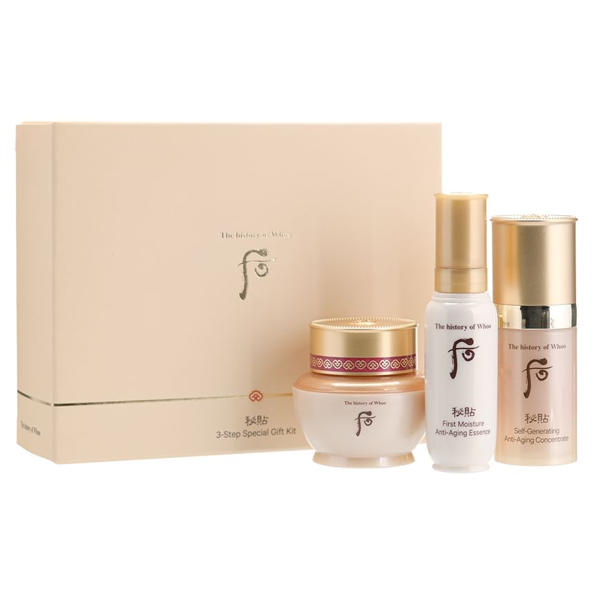 The History of Whoo Bichup Face Care Pack, First Moisture Anti-Aging ...
