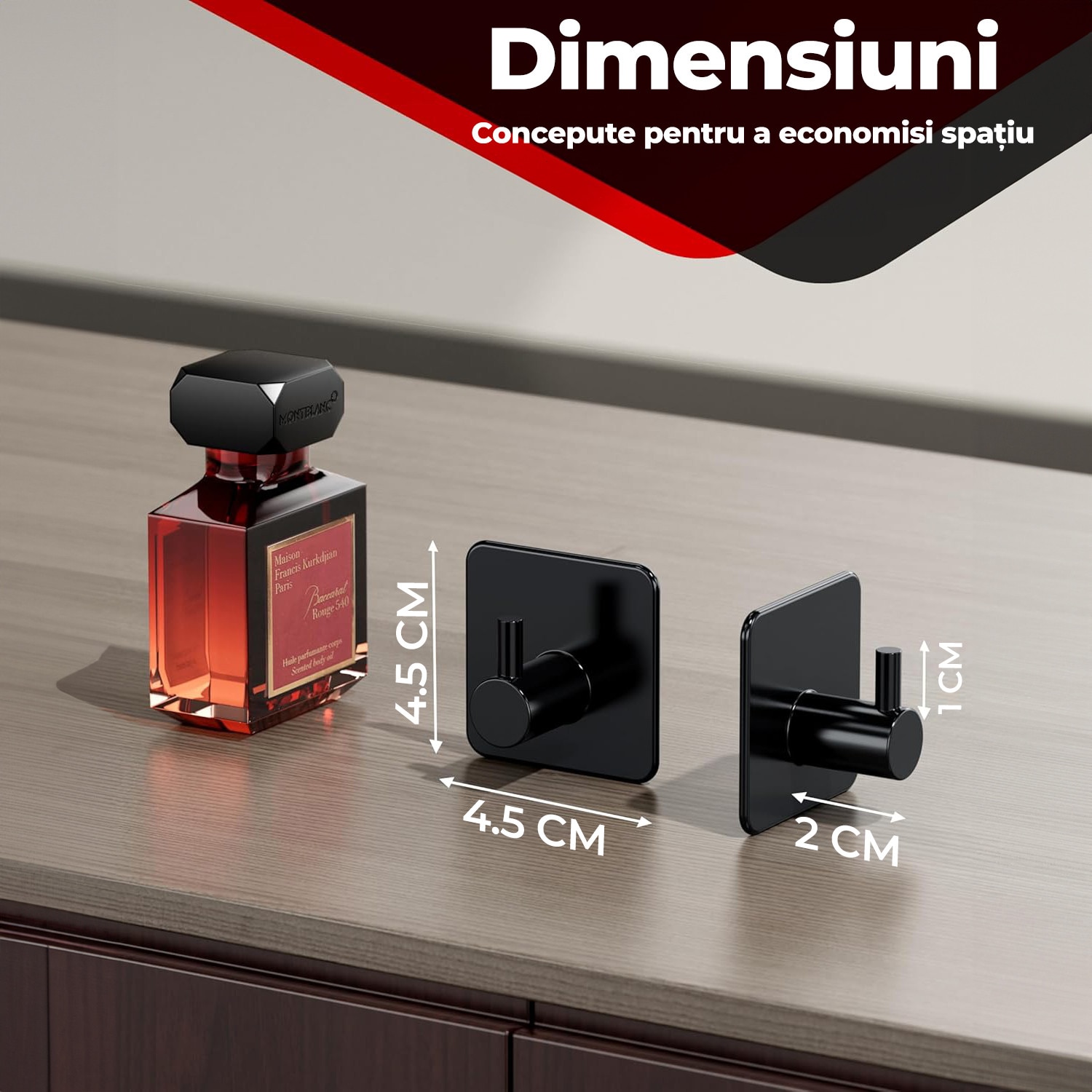 Cuiere Autoadezive 3M Ultra-Resistente MONDESA®, Montare Fara Gaurire ...