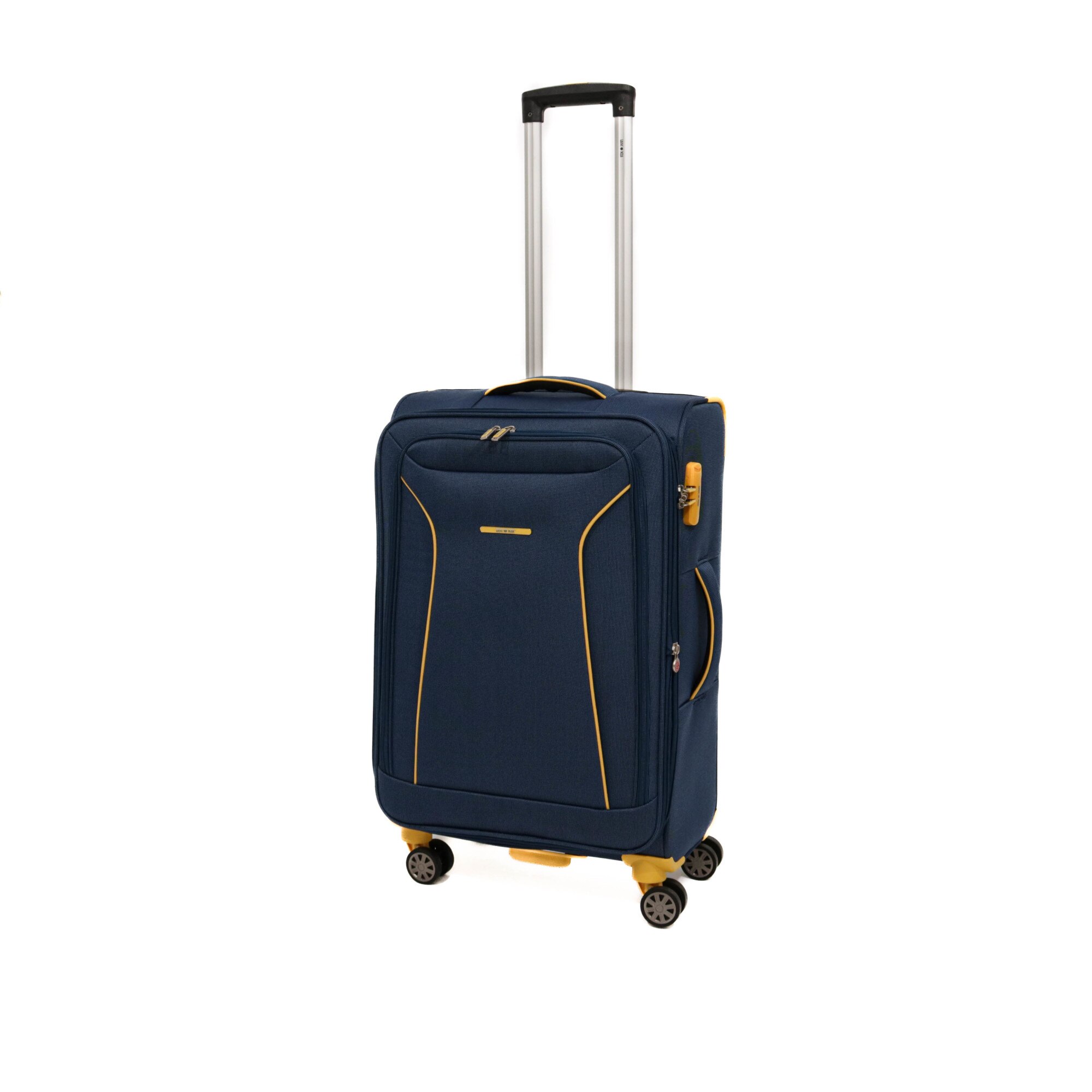 Troler Lamonza Cruise, 68x41x26 cm, 3 kg, expandabil 30%, bleumarin ...