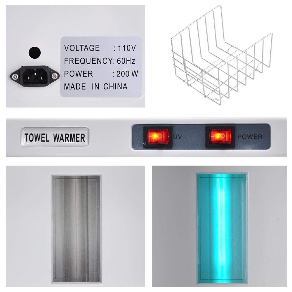 Incalzitor prosoape 5L, sterilizare UV, capacitate 10-15, alb, 29.7x26 ...