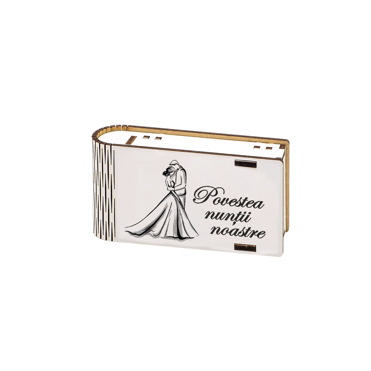 Pachet 10 cutii stick USB din lemn pentru fotografi nunta sau ...