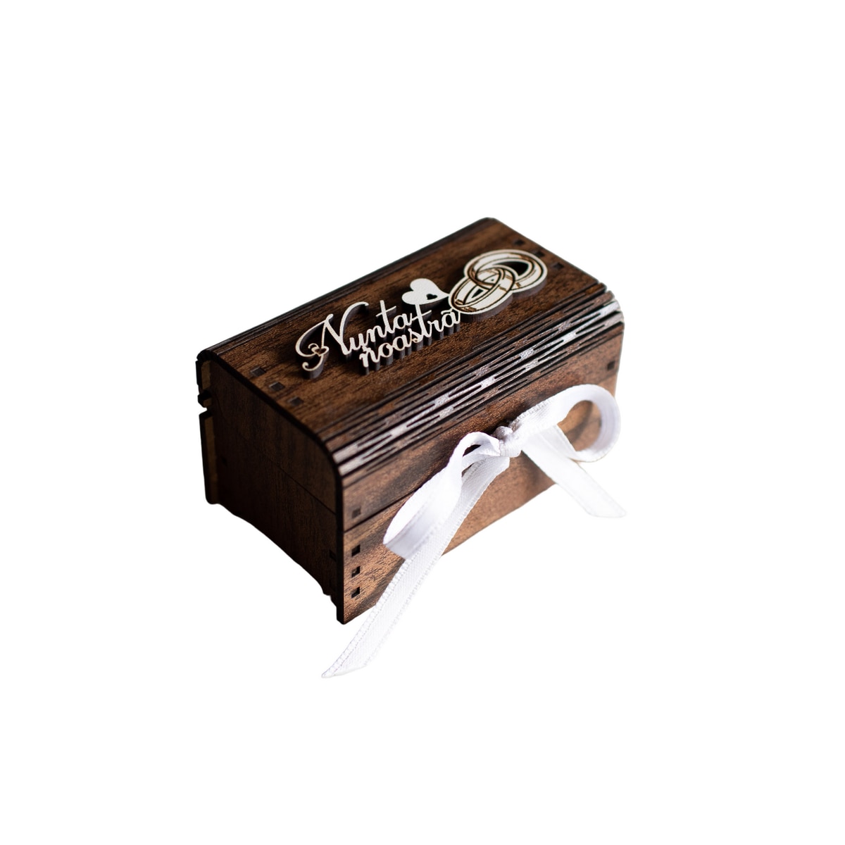 Pachet 5 cutii de stick USB din MDF in forma de cufar personalizat cu ...