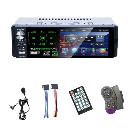 Radio auto cu ecran tactil 4.1 inch, Bluetooth, suport camera marsarier ...