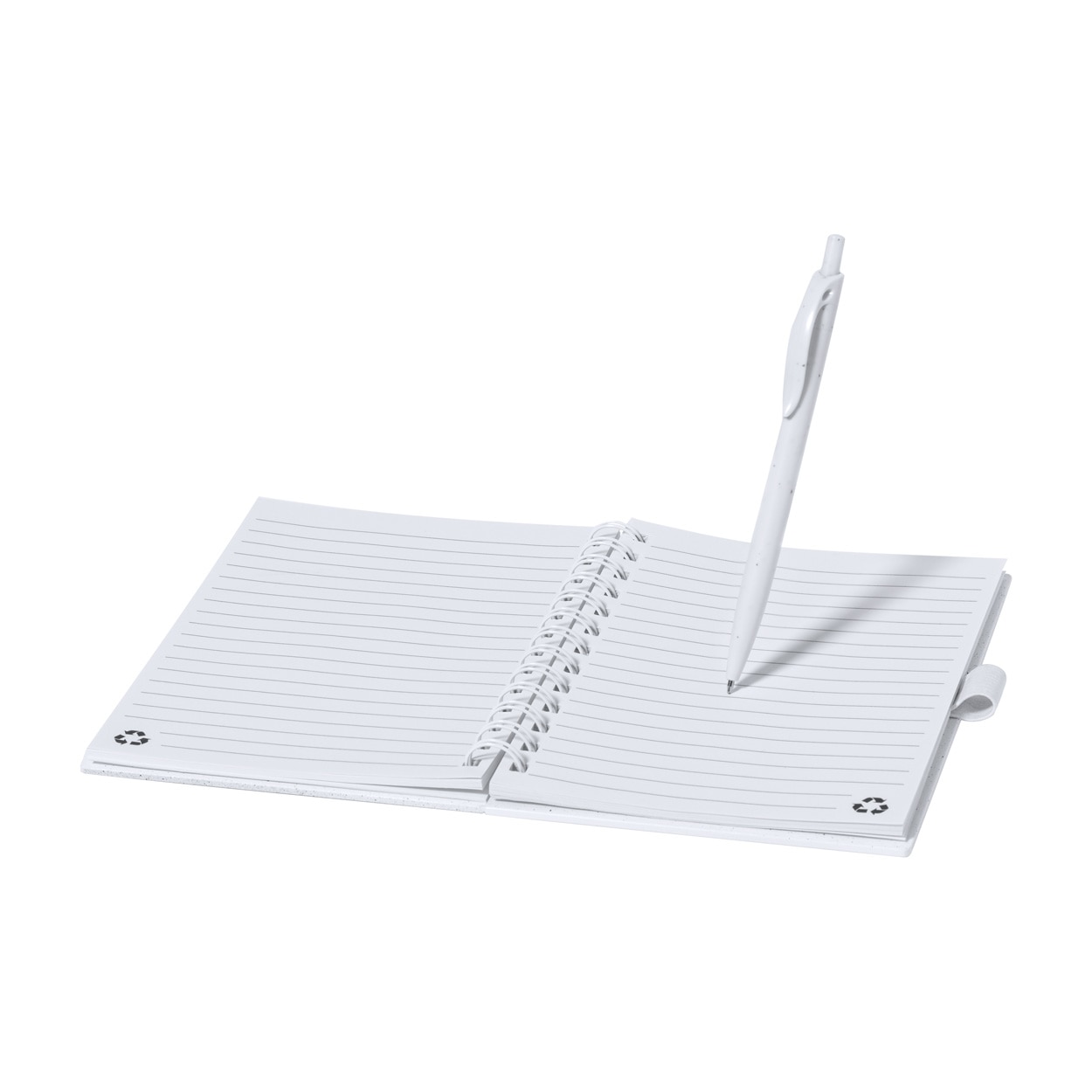 Caiet cu spirala, acoperit cu ABS reciclat, cu 70 de foi dictando din ...