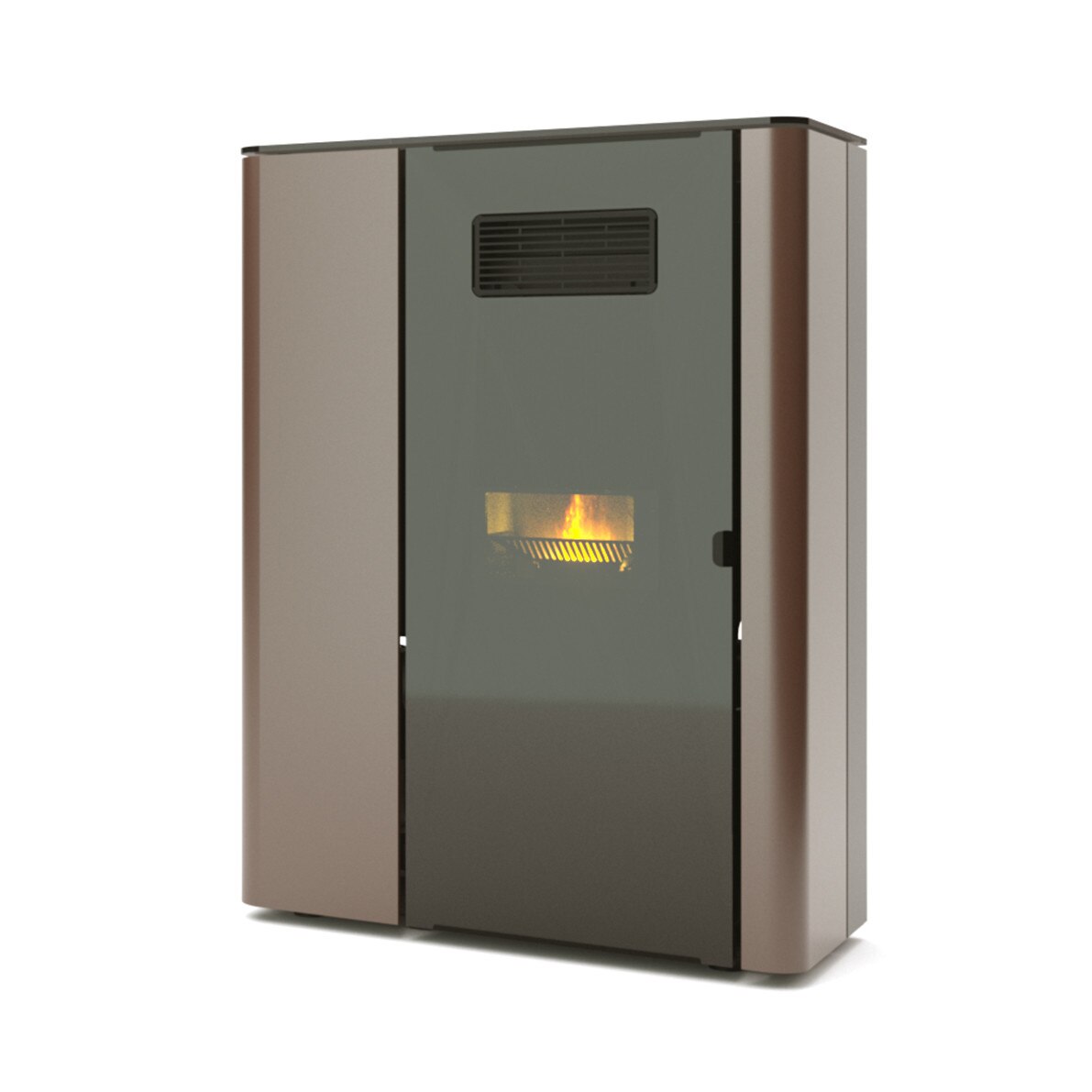 Termosemineu pe peleti FITI STYLE, 24 KW, adaptat pentru incalzire in ...