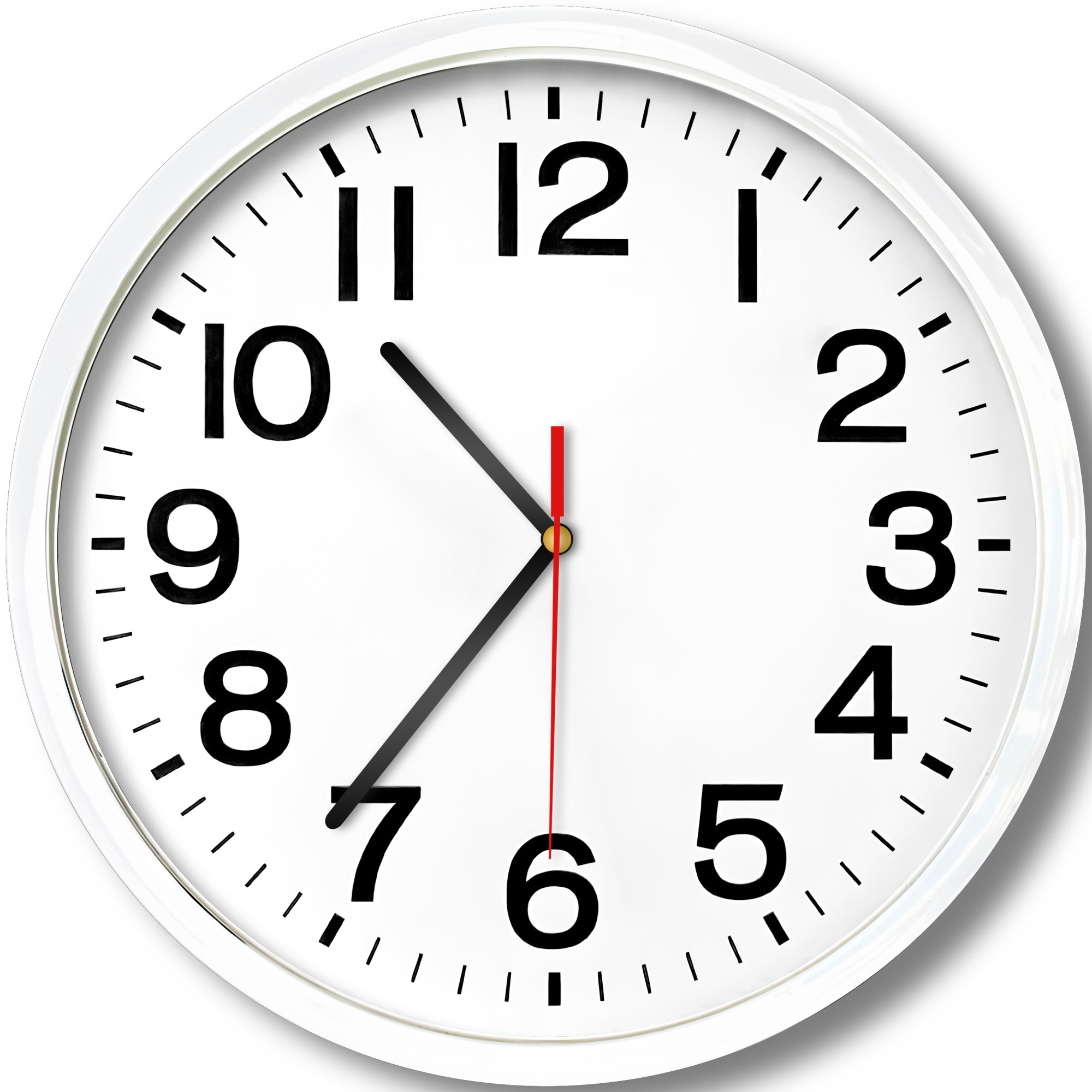 Ceas Analog de Perete Retoo, Silentios cu Cifre Mari, Design Clasic ...