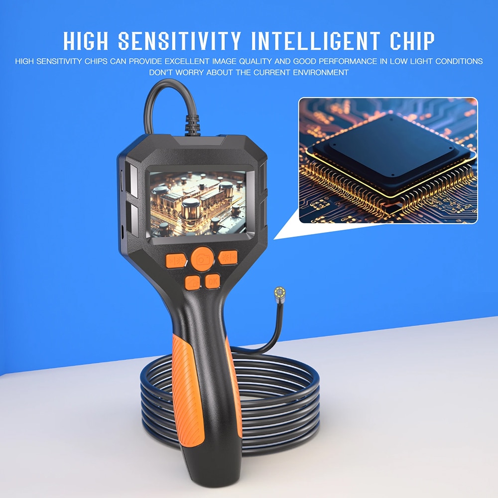 Camera endoscop, E-Kam, 10 m, 8 mm, Negru - eMAG.ro