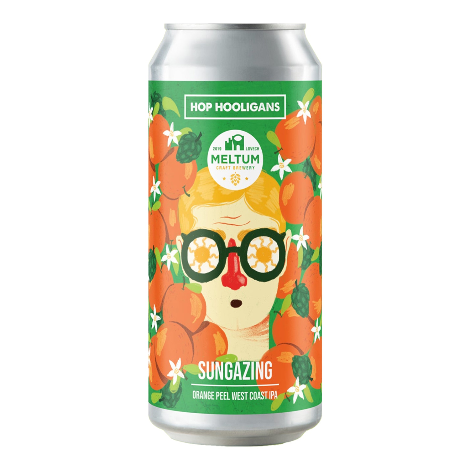 Bere artizanala Hop Hooligans & Meltum Brewery - Sungazing, India Pale ...