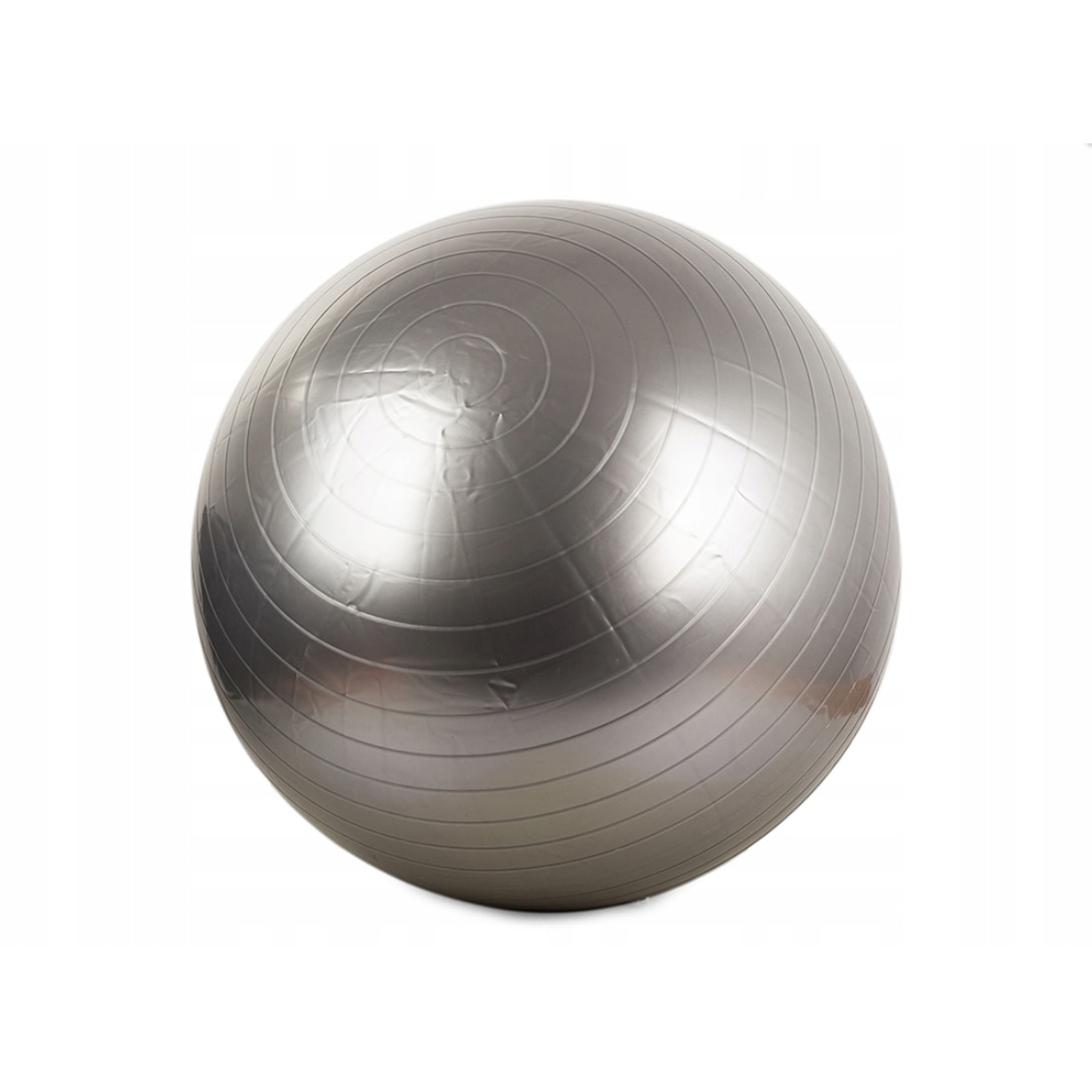 Minge pentru gimnastica, Zola, pompa inclusa, 75 cm, gri - eMAG.ro