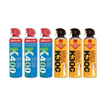 Set 6 x Sano Spray Insecticid Variety, 3 x K400+ Anti-Gandaci 500ml, 3 ...