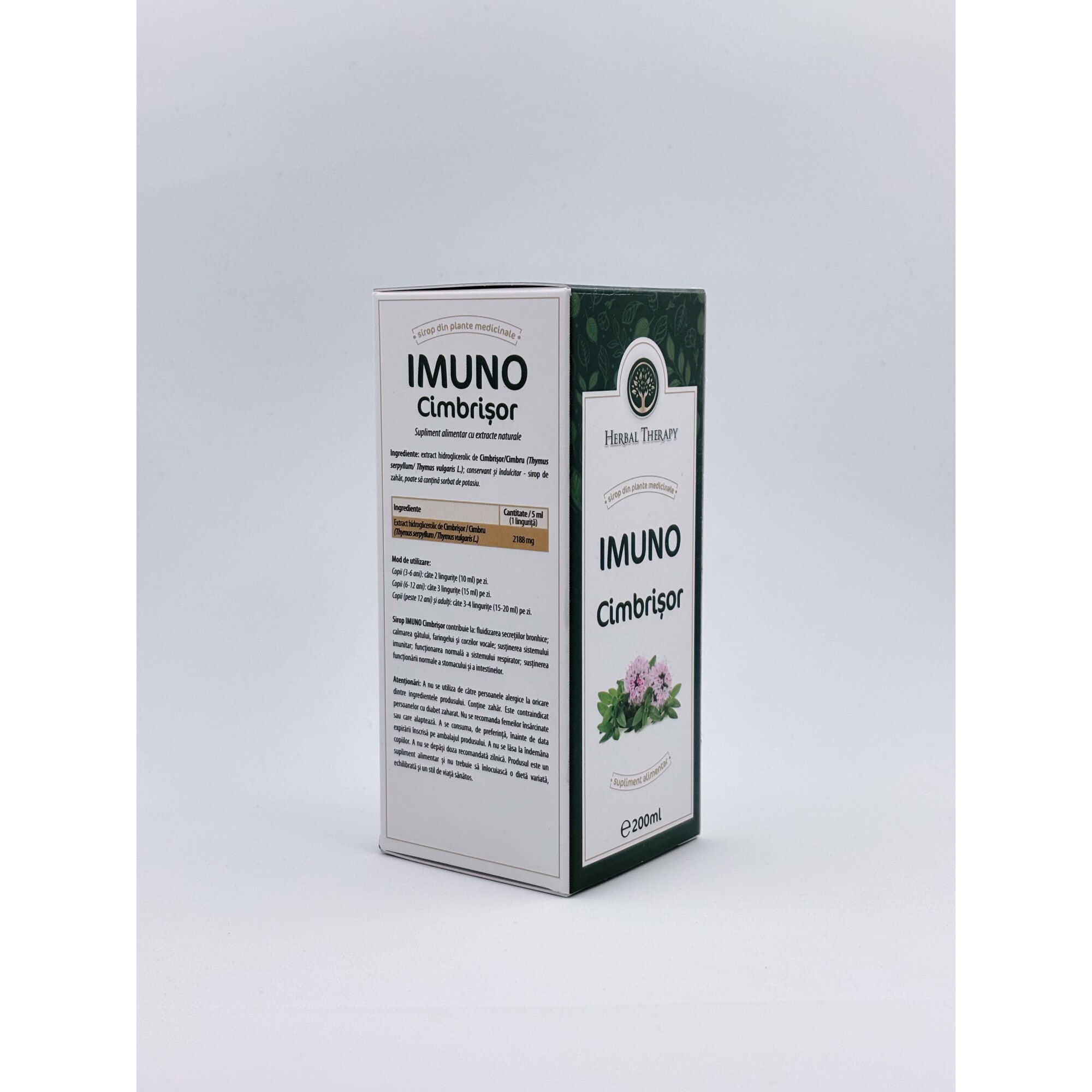 Sirop Imuno Cimbrisor, 200 ml - eMAG.ro