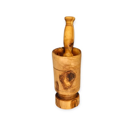 Mojar cu pistil Podgor din lemn de maslin 14 x 8 cm - eMAG.ro