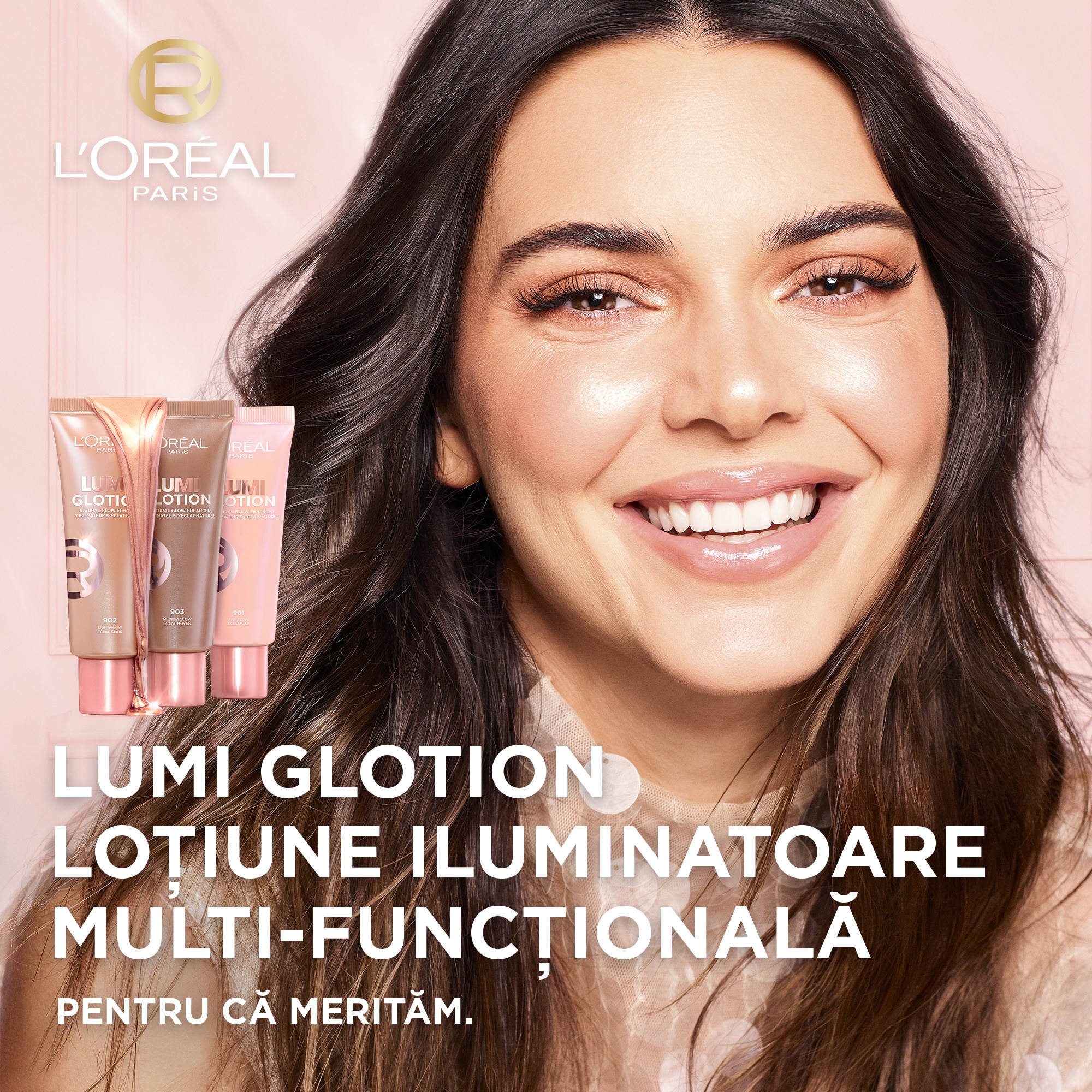 Lotiune iluminatoare L'Oreal Paris Lumi Glotion 902 Light Glow, 40 ml ...
