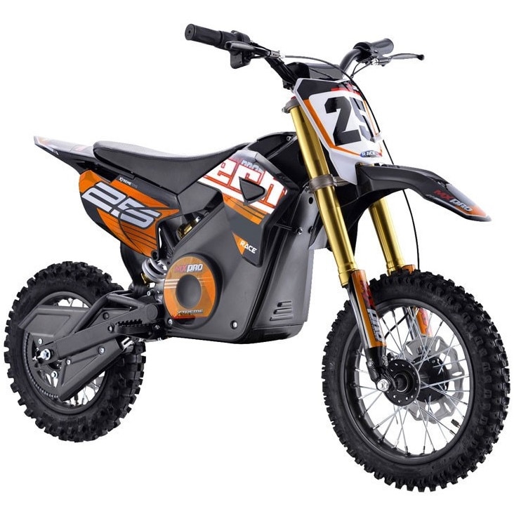 Motocicleta electrica pentru copii HECHT Orange, acumulator 36 V, 12 Ah ...