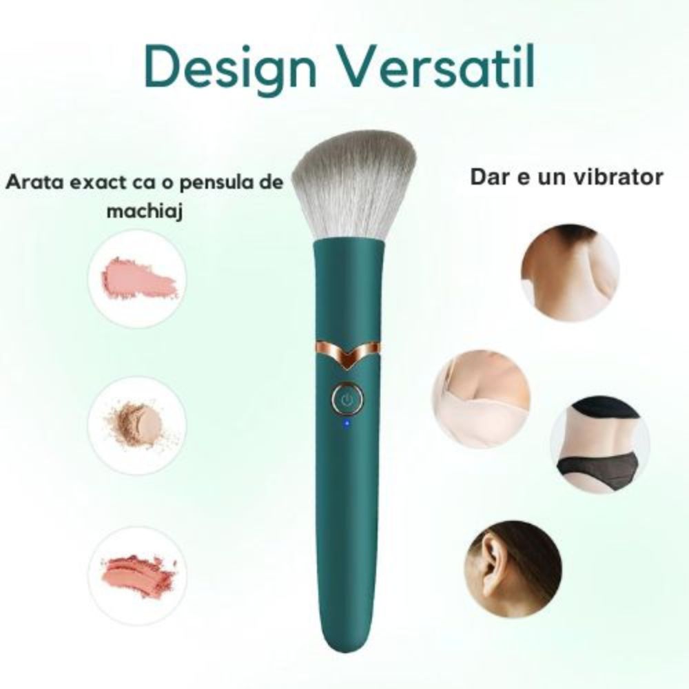 Vibrator Femei Phoenix Rinascente, Design Pensula Machiaj, 10 Moduri ...