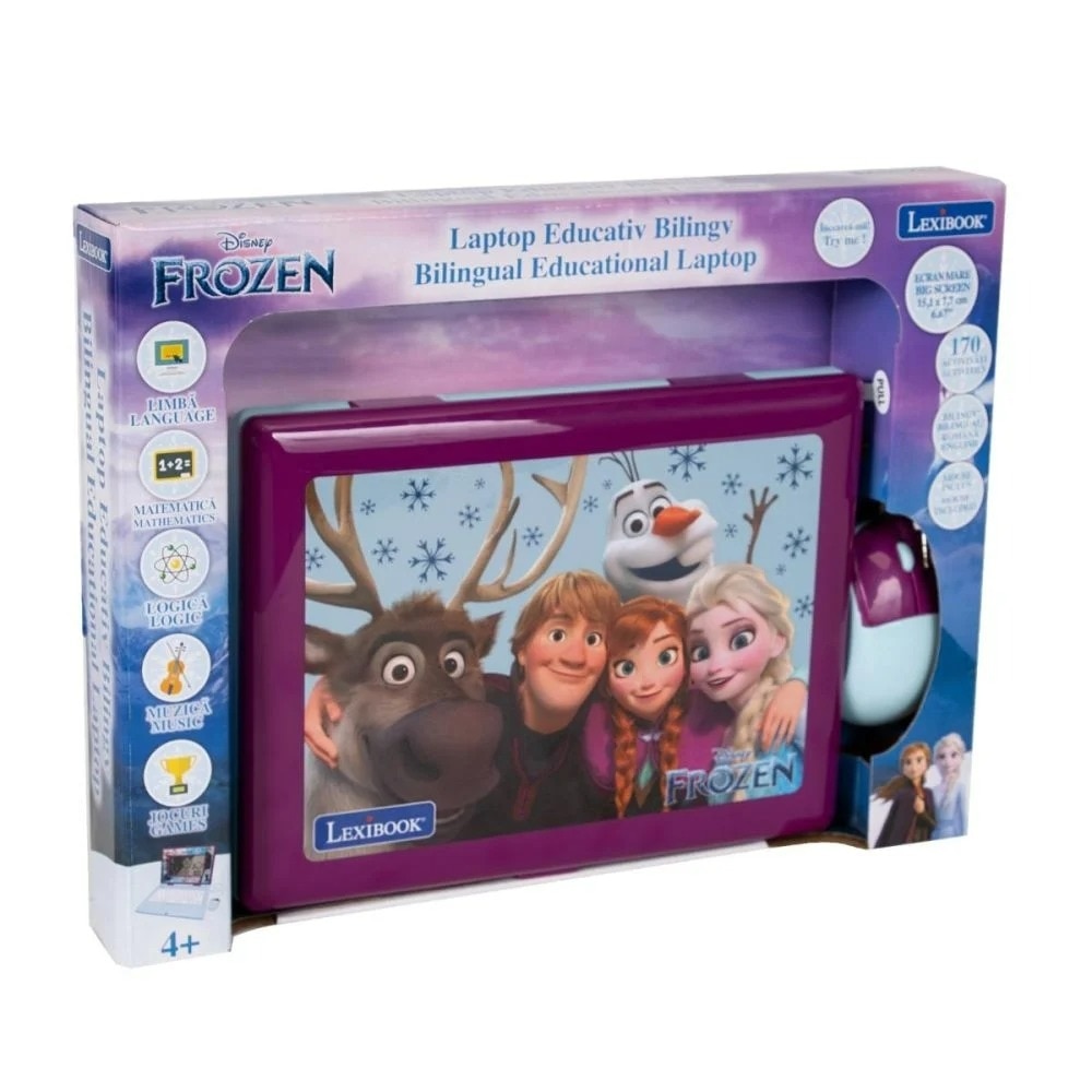 Laptop educational Lexibook, Disney Frozen, 170 de activitati ...