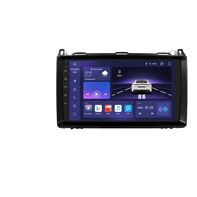 Navigatie GPS 9 inch, Android 12, S4 AHD1, Quad Core 1.2GHz, 1GB RAM ...