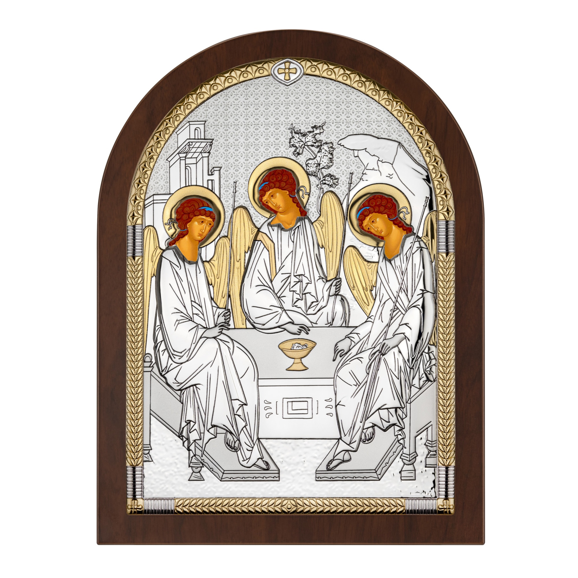 Icoana placata cu argint Sf. Treime AE0821/3 13x16, 5cm - eMAG.ro