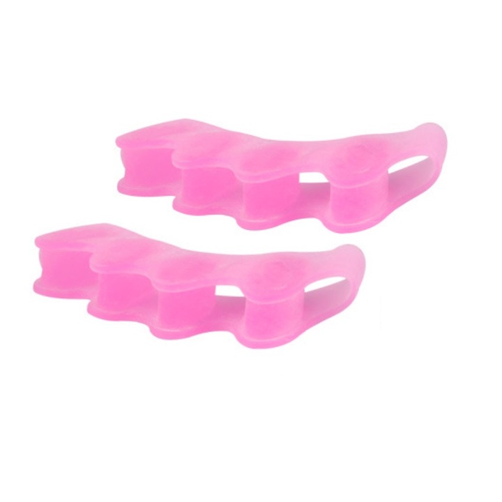 Separator degete LLWL, corectie hallux valgus, roz, 7.3x2.5x1.4cm - eMAG.ro