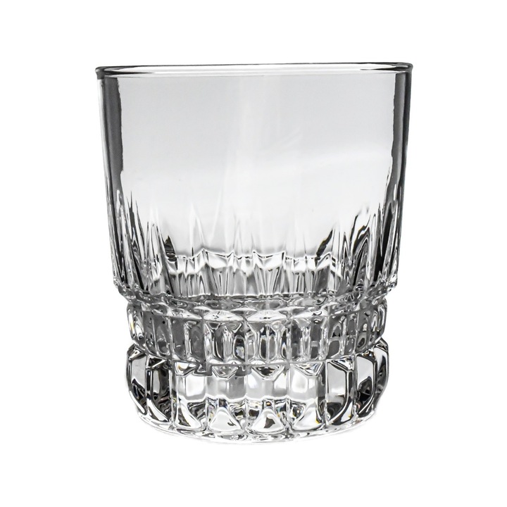 Set 6 Pahare Whisky Luminarc Imperator, Sticla, 300ml, Inaltime 9.5cm ...