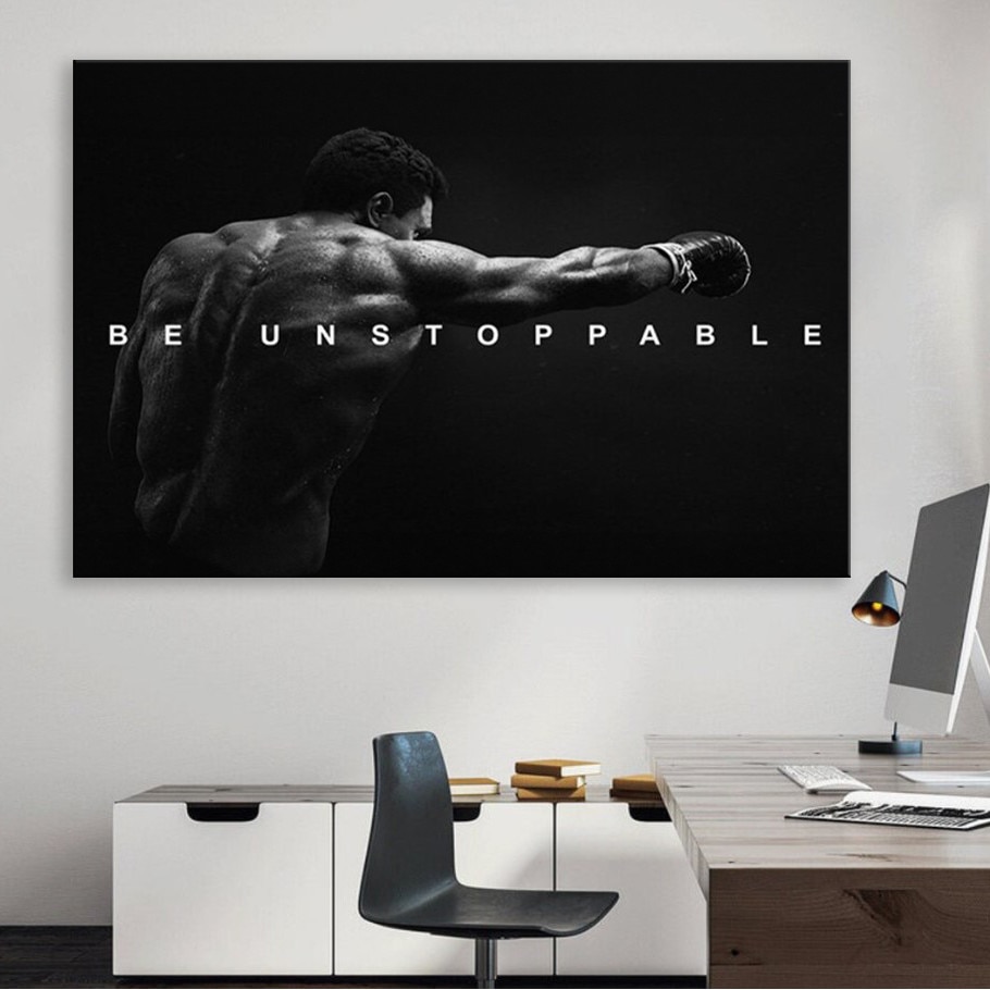Tablou Canvas Motivational pentru sportivi Muhammad Ali, arta ...