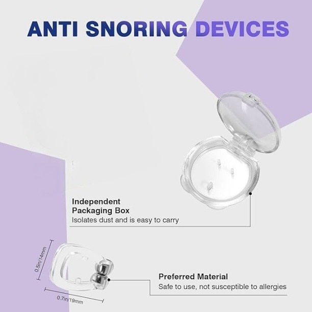 Set de 8 Dispozitive Antisforait cu Magnet Ajustabil, Silicon Sigur ...