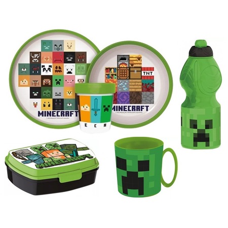 Minecraft étkészlet szett 6 db-os - eMAG.hu