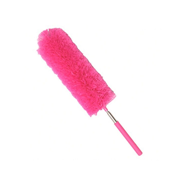 Pamatuf pentru curatat praful, Maner telescopic, Roz - eMAG.ro