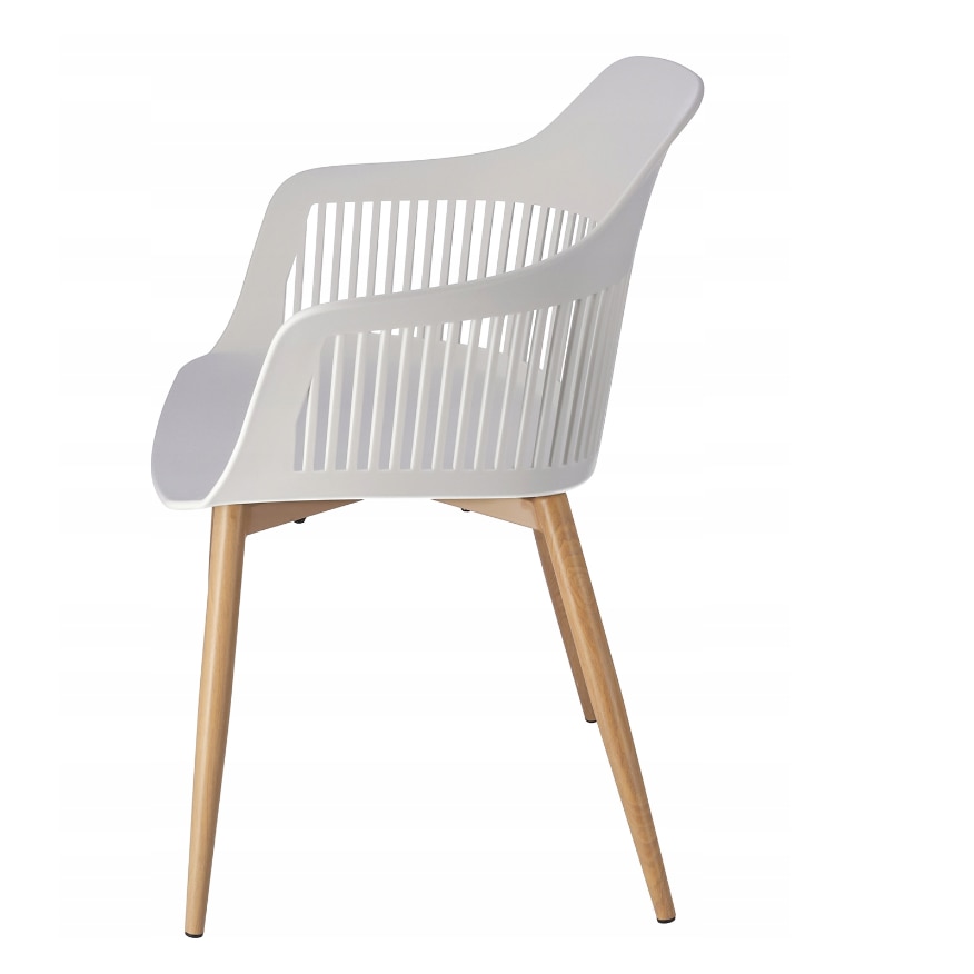 Scaun de gradina terasa, plastic MODERN, Alb - eMAG.ro