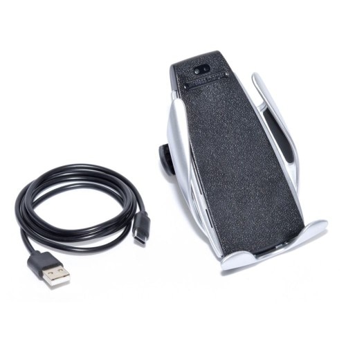 Incarcator auto, Wireless, cu suport telefon, 196828 - eMAG.ro