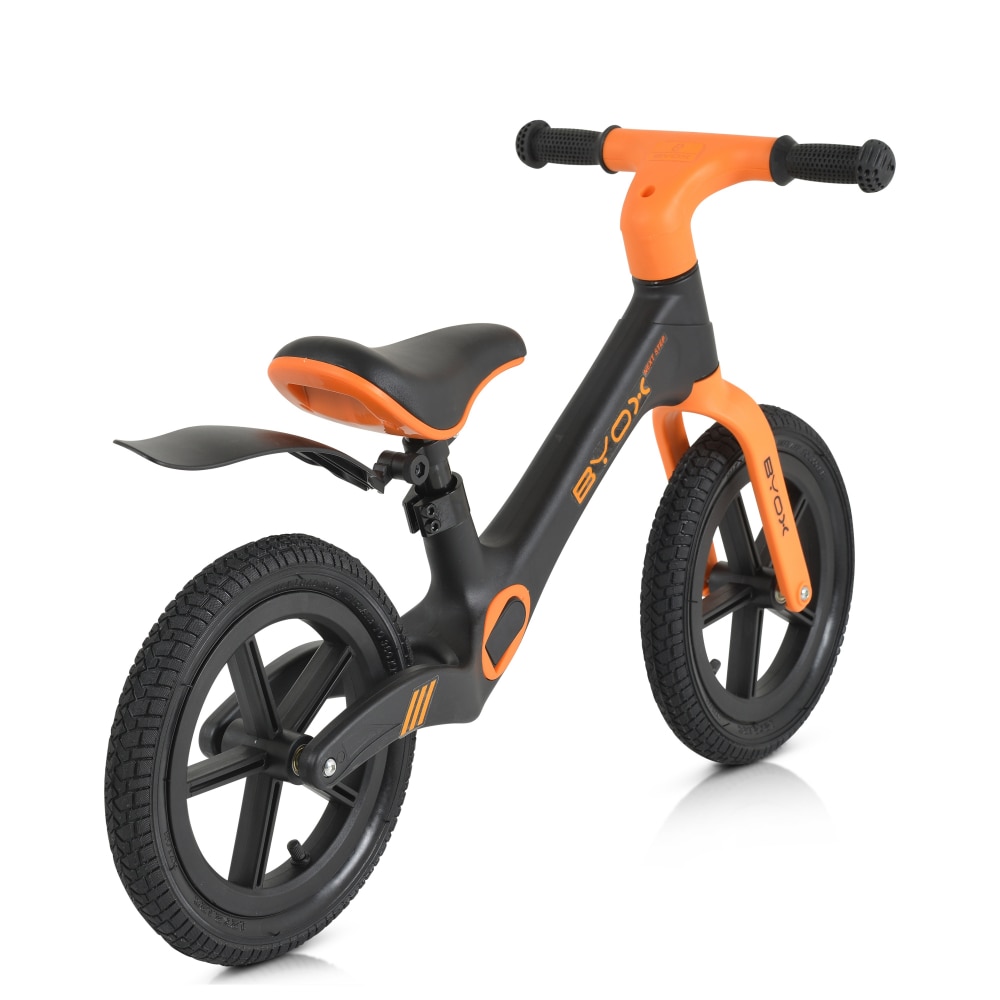 Bicicleta fara pedale Byox 12 inch cu stepper picioare lateral pliabil ...