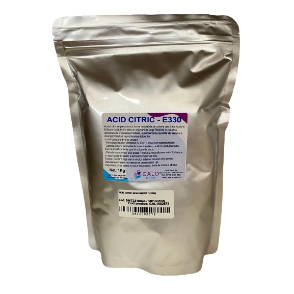 Acid Citric monohidrat pentru corectie aciditate (1000 g) - eMAG.ro
