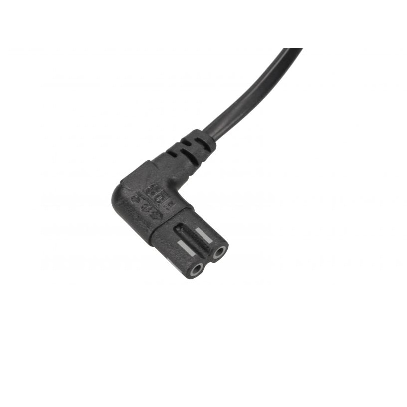 Cablu de Alimentare Tip Casetofon Euro Plug 90 Grade la 2 Pini Mama 90 ...