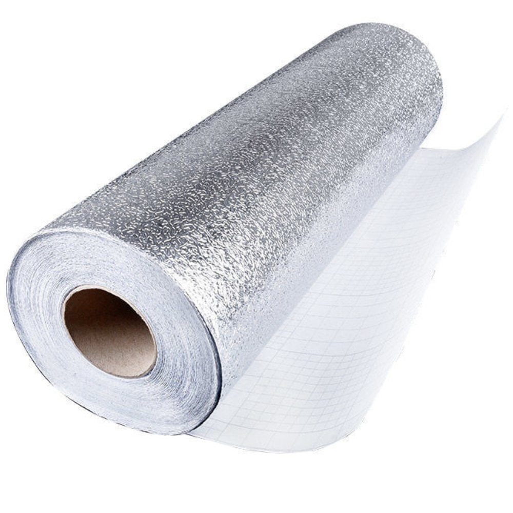Folie autoadeziva de aluminiu, 60 x 300 cm, rezistenta la apa si ...