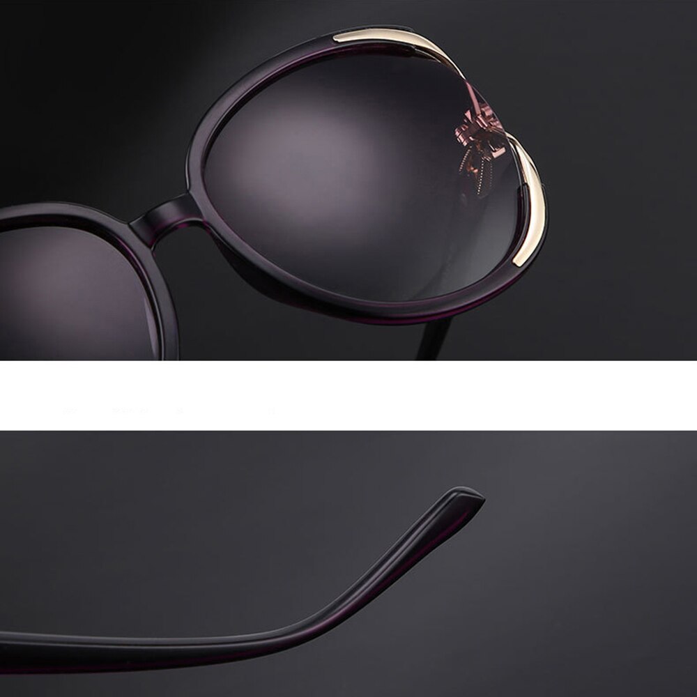 Ochelari de soare dama polarizati, protectie UV, 1384, Rosu, ES05779 ...