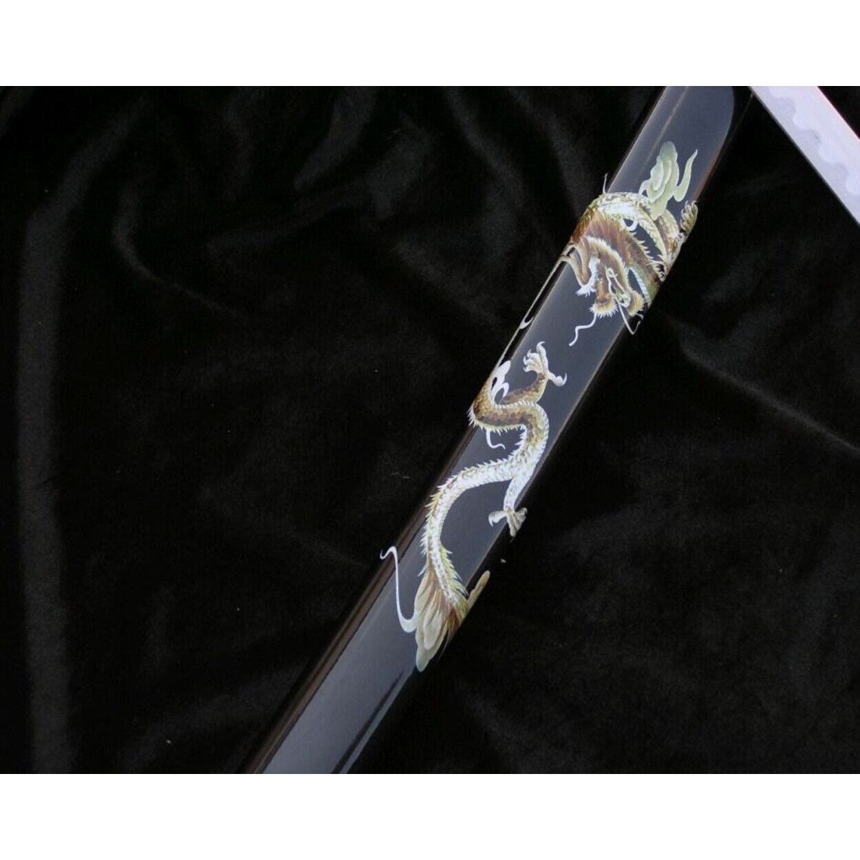 Sabie samurai Katana cu teaca, Lama otel carbon, Lungime in teaca 103 ...