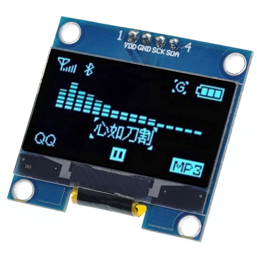 1 display Oled „3”/albastru, 128*64, I2C - eMAG.ro