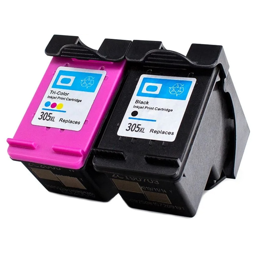 Set cartuse de cerneala comaptibile cu HP 305XL negru+color - eMAG.ro