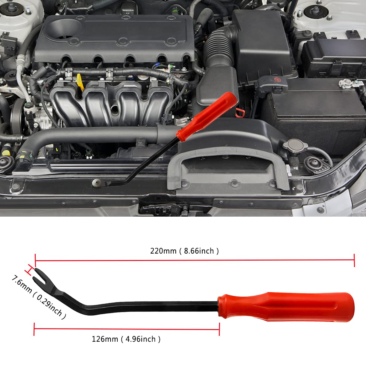 Set 845 clipsuri universale, Excitat, Sortiment de elemente de fixare ...