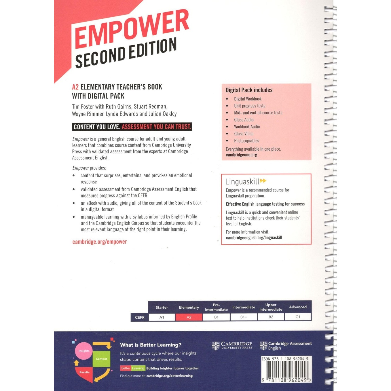 Cambridge English Empower Elementary Teacher's Book with Digital Pack ...