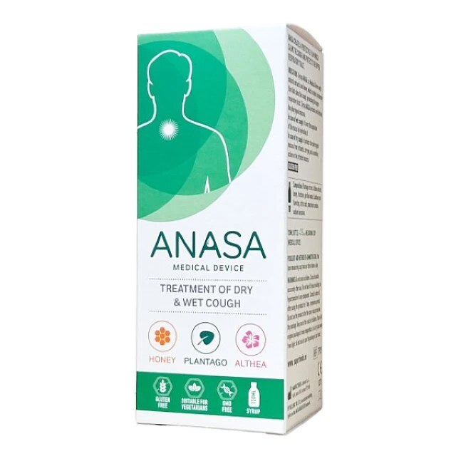 SUPERFOODS Anasa Sirop pentru tuse uscata si productiva 120 ml - eMAG.ro
