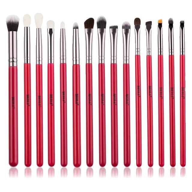 Set pensule machiaj, 11-30 bucati, par natural, rosu - eMAG.ro