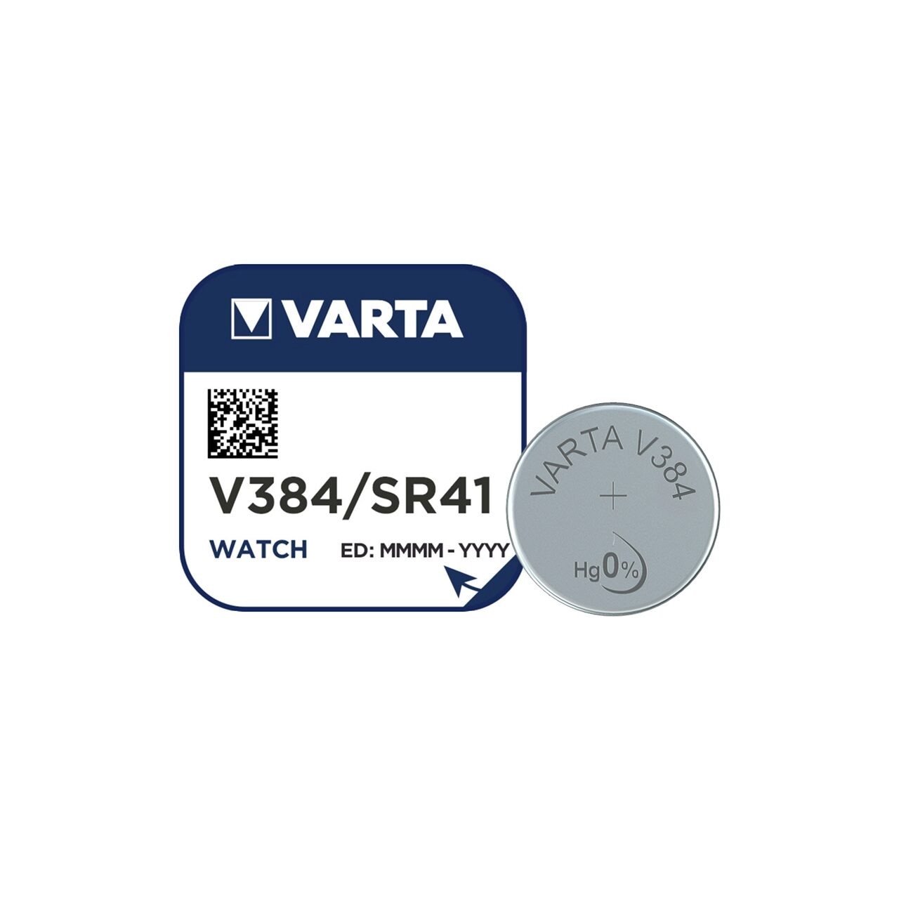 Батерия сребърен оксид Varta AG3 LR41 V384 - eMAG.bg