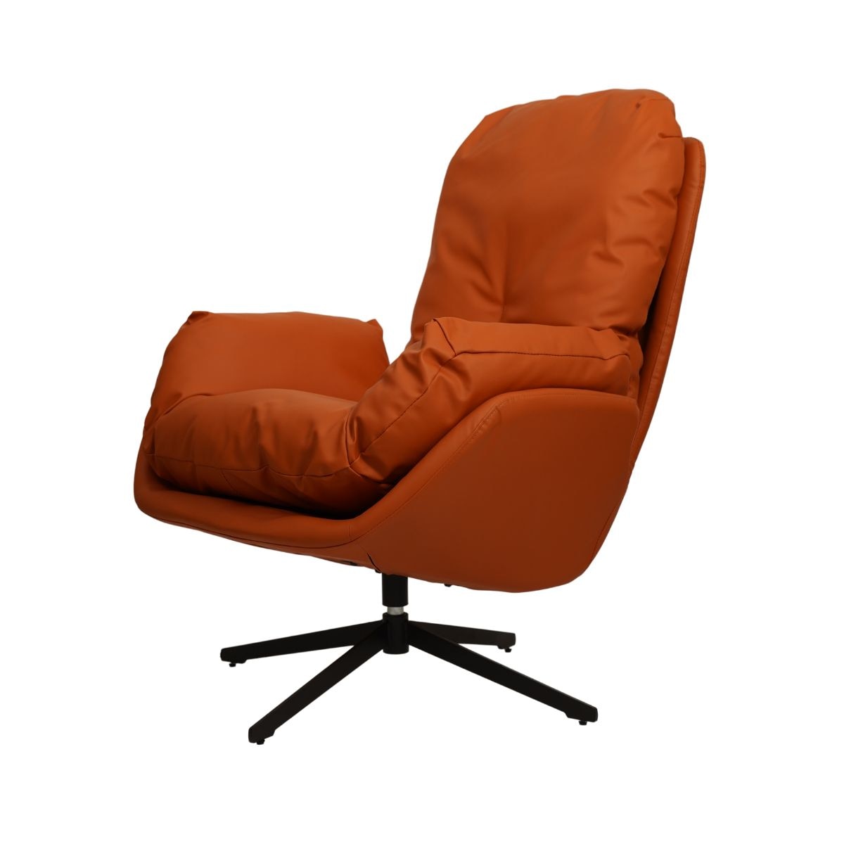 Fotoliu rabatabil, rotativ, piele artificiala si cadru metalic ...