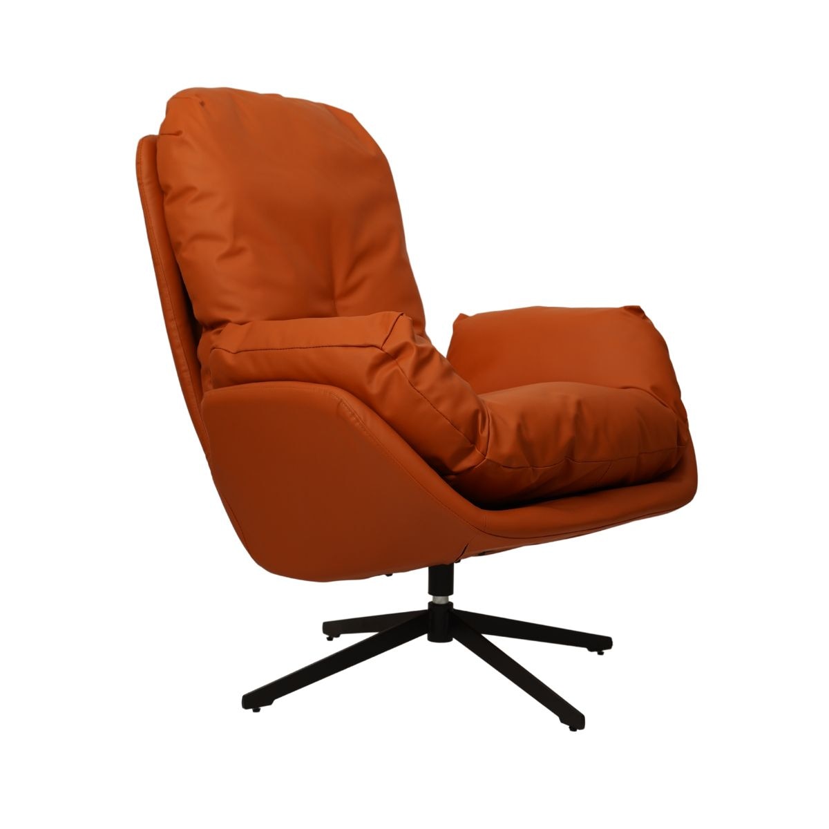 Fotoliu rabatabil, rotativ, piele artificiala si cadru metalic ...