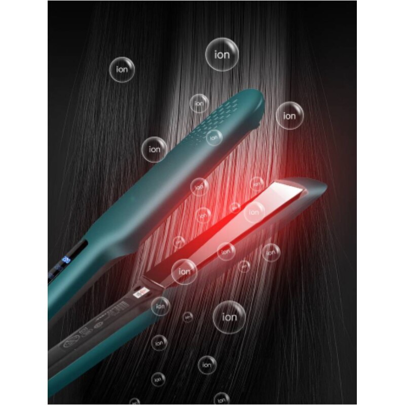 Преса за коса SANFACE, интелигентен контрол на температурата, LCD екран ...