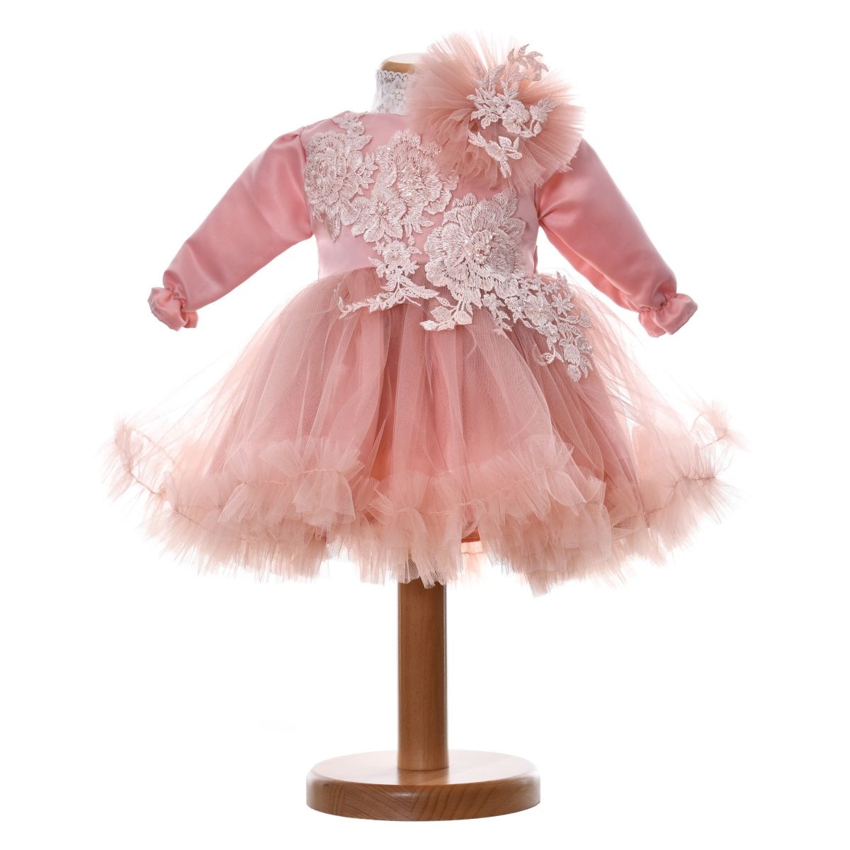 Set botez biserica fetita, 6 - 9 luni, trusou cu mesaj, lumanare tul si ...