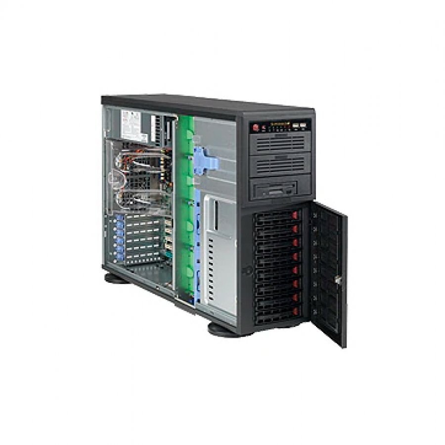 Компютърна кутия Supermicro SuperChassis CSE-743TQ-903B-SQ 4U (Tower ...