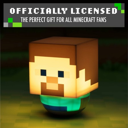 Paladone, Éjszakai fény, Minecraft: Steve Sway Light, Elemes, Vezeték ...